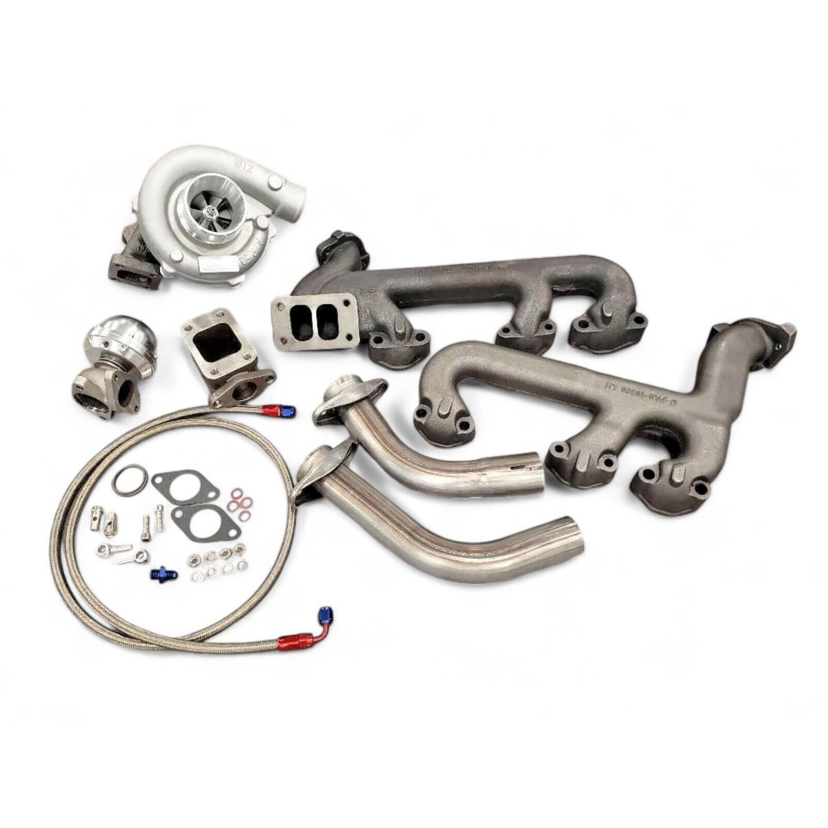 4.3L Turbo Kit Hot Parts T3 Cast 4.3 FOR Chevy GMC Turbocharger V6 Was ...