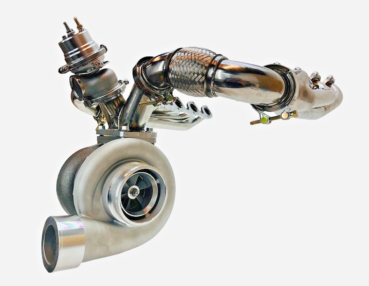 GT45 FOR FORD Mustang Single Turbo Kit 96-04 4.6 2 VALVE 1000HP 4.6L 2 ...