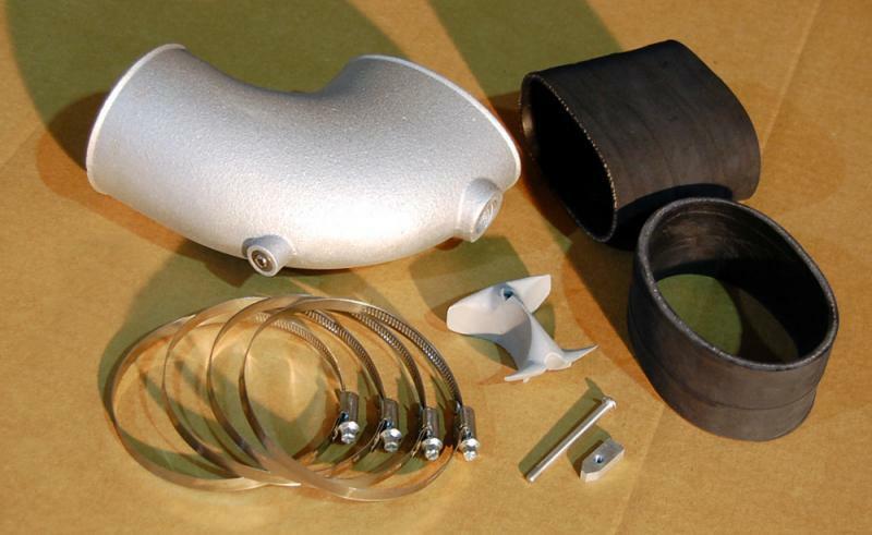 LT1 LT4 Aluminum Intake Elbow with Throttle Body Splitter Kit NITROUS ...
