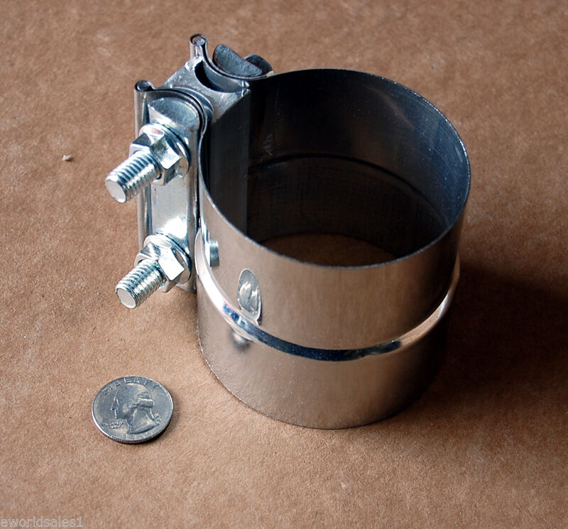 3" Stainless Exhaust Band Clamp Step Stepped Clamps 3.0" 3.0 3 Bandcla ...